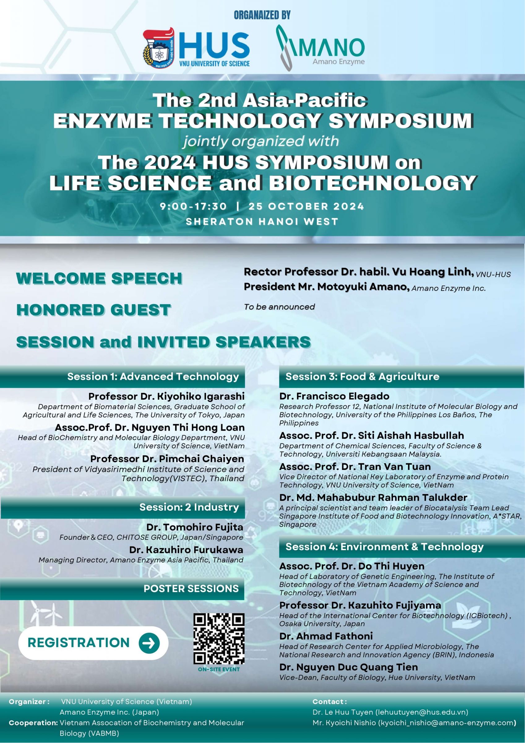 ขอเรียนเชิญเข้าร่วมงาน The 2nd Asia-Pacific Enzyme Technology Symposium ...