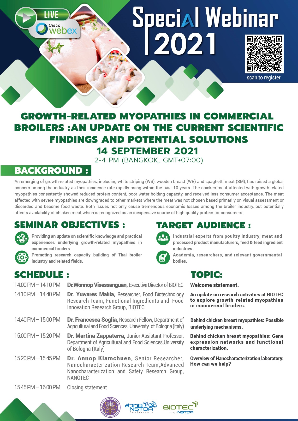 SPECIAL WEBINAR: Growth-related Myopathies in Commercial Broilers: An ...