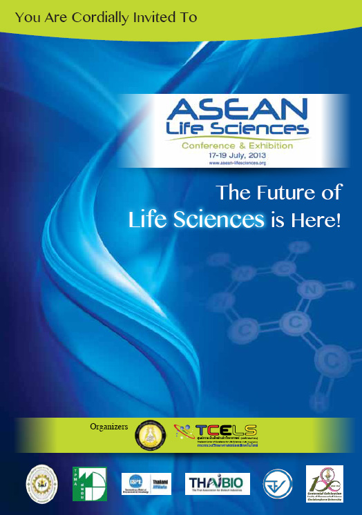 ASEAN LIFE SCIENCES CONFERENCE AND EXHIBITION ON JULY 17-19, 2013 at ...