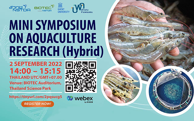 Mini Symposium on Aquaculture Research (Hybrid) - Thailand Science Park ...